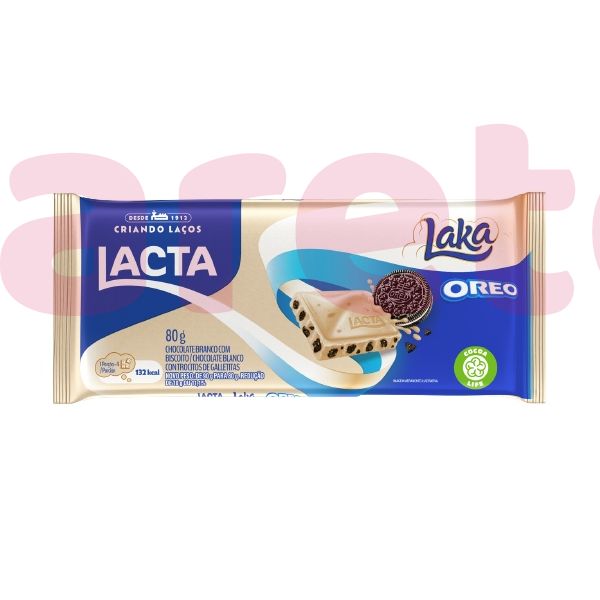 CHOCOLATE LACTA LAKA OREO 80G