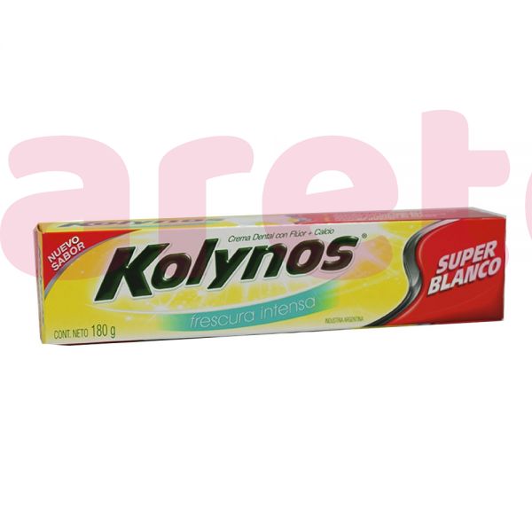 CREMA DENTAL KOLYNOS FRESCURA INTENSA X 180 GRS