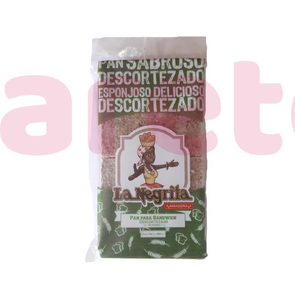 PAN P/SANDWICH LA NEGRITA DESCORTEZADO INTEGRAL