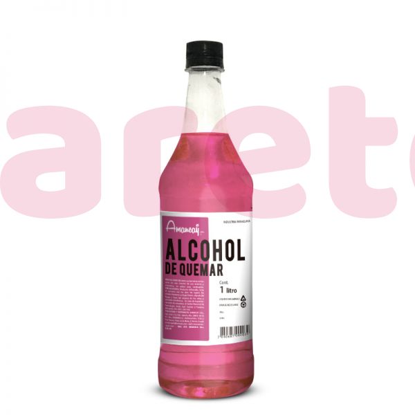 ALCOHOL DE QUEMAR AMANCAY PLASTICO 1L